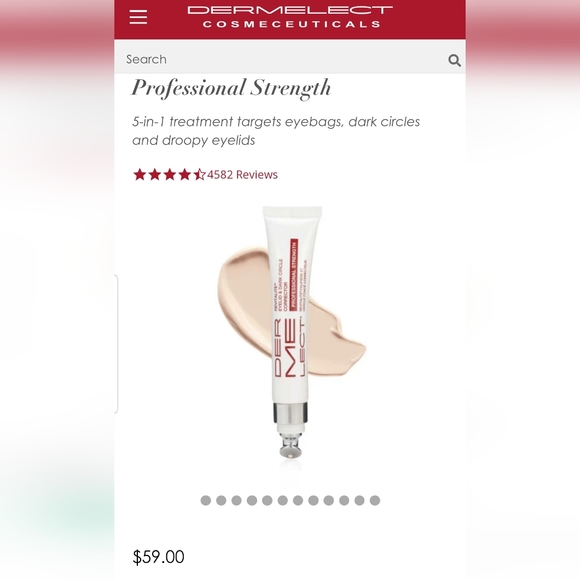 Dermelect Cosmetics | Skincare | Dermelect 5 In Treatment For Eye Bags ...